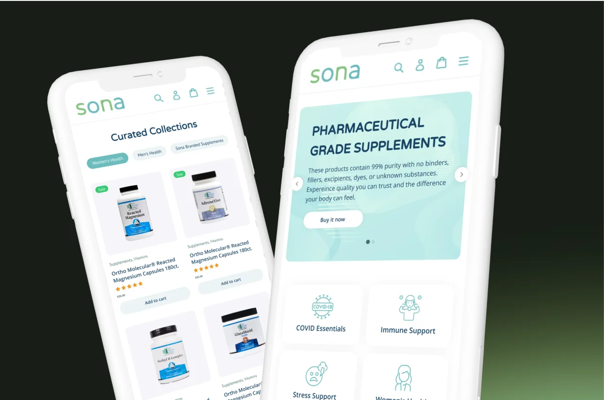Sona Case Study | Shopify Theme Development Services